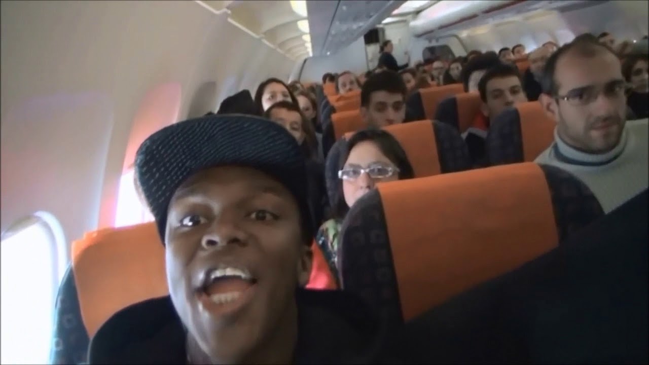 KSI - "I'm on a plane!!!" - YouTube