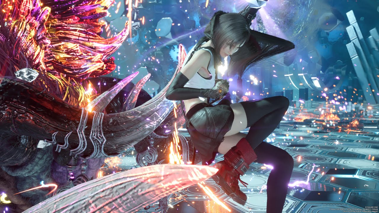 FF7 REBIRTH Tifa, Aerith, Barret vs Rulers of the Outer Worlds - YouTube