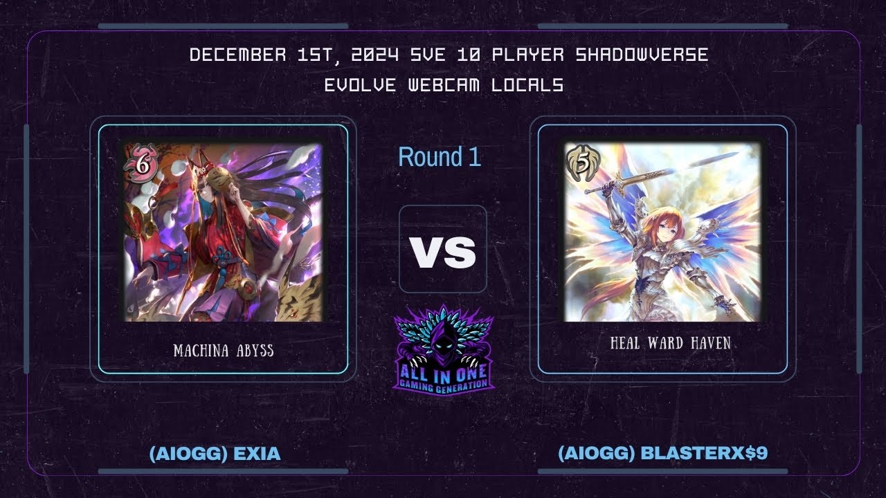 Shadowverse Evolve: Webcam Locals Machina Abyss Vs Heal Ward Haven ...