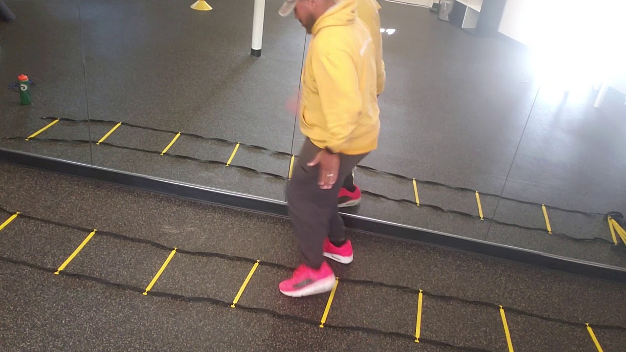 G:FIT Agility Ladders single leg in outs forward - YouTube