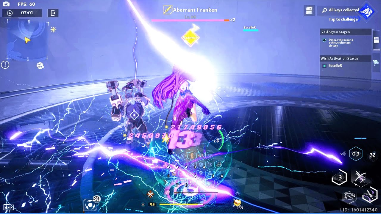 SOLO Void Abyys 5 ft Tian Lang! (NO DAMAGE) | [Tower of Fantasy] - YouTube
