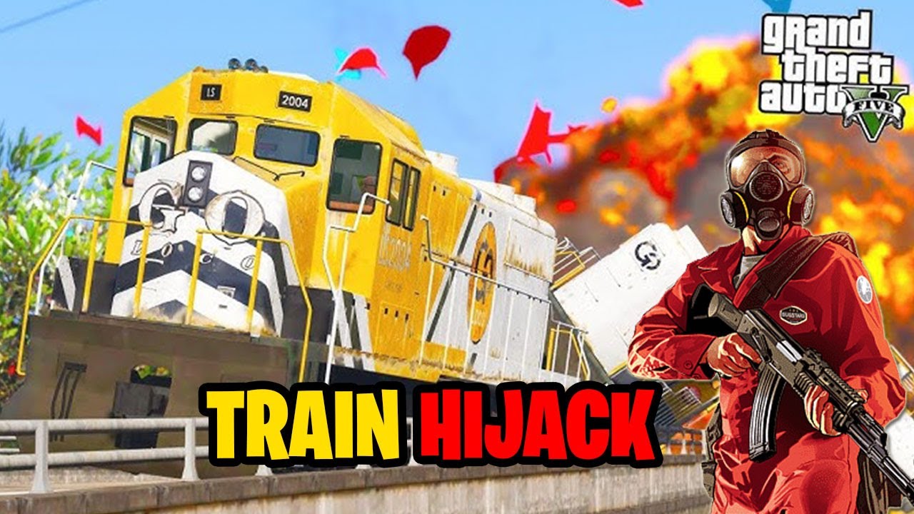 Save Train From Hijack in GTA 5 - YouTube