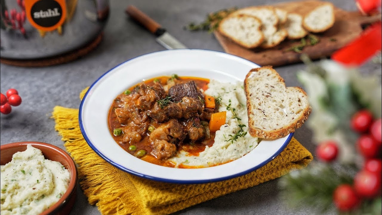 #StahlRecipes - One Pot Christmas Mutton Stew in Stahl Versatil ...