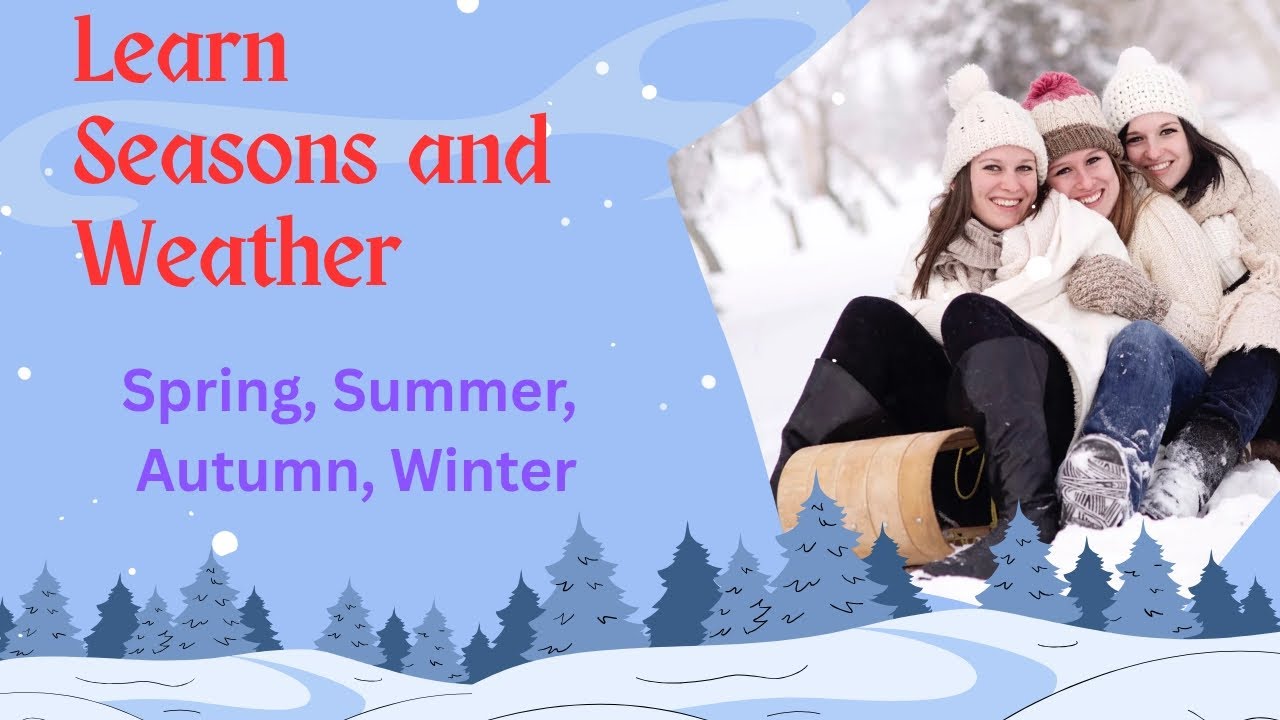 Seasons and Weather for Kids|Learn About Spring Summer Fall and Winter ...