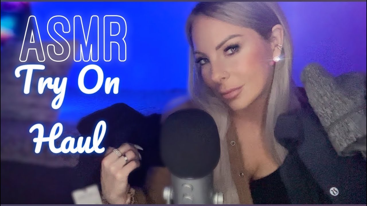 ASMR Clothing Try On Haul Lululemon Vs Alo Yoga - YouTube