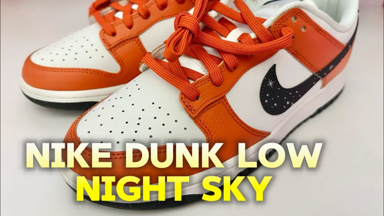 Nike dunk low night sky X starry swoosh unboxing sheesh 🔥🔥🔥 #nikedunk # ...