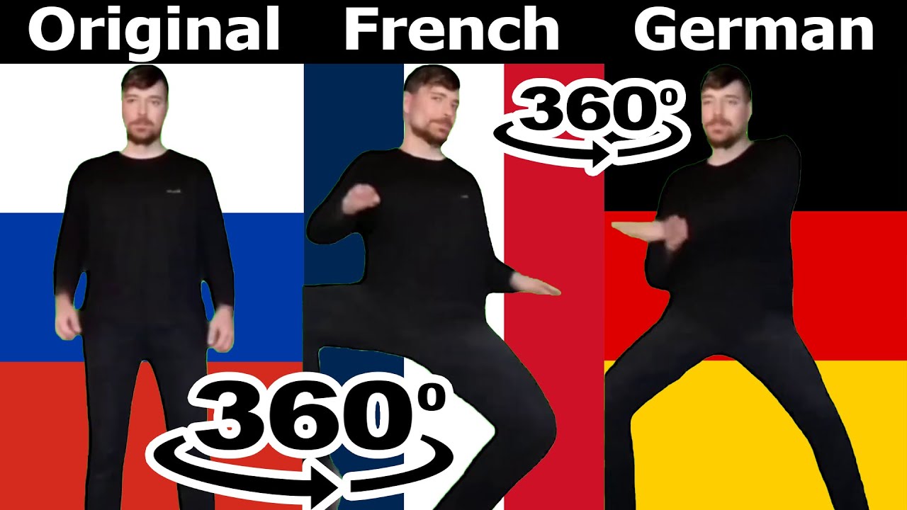 Mr Beast Rizz (Original vs French vs German Versions) 360º - YouTube Music