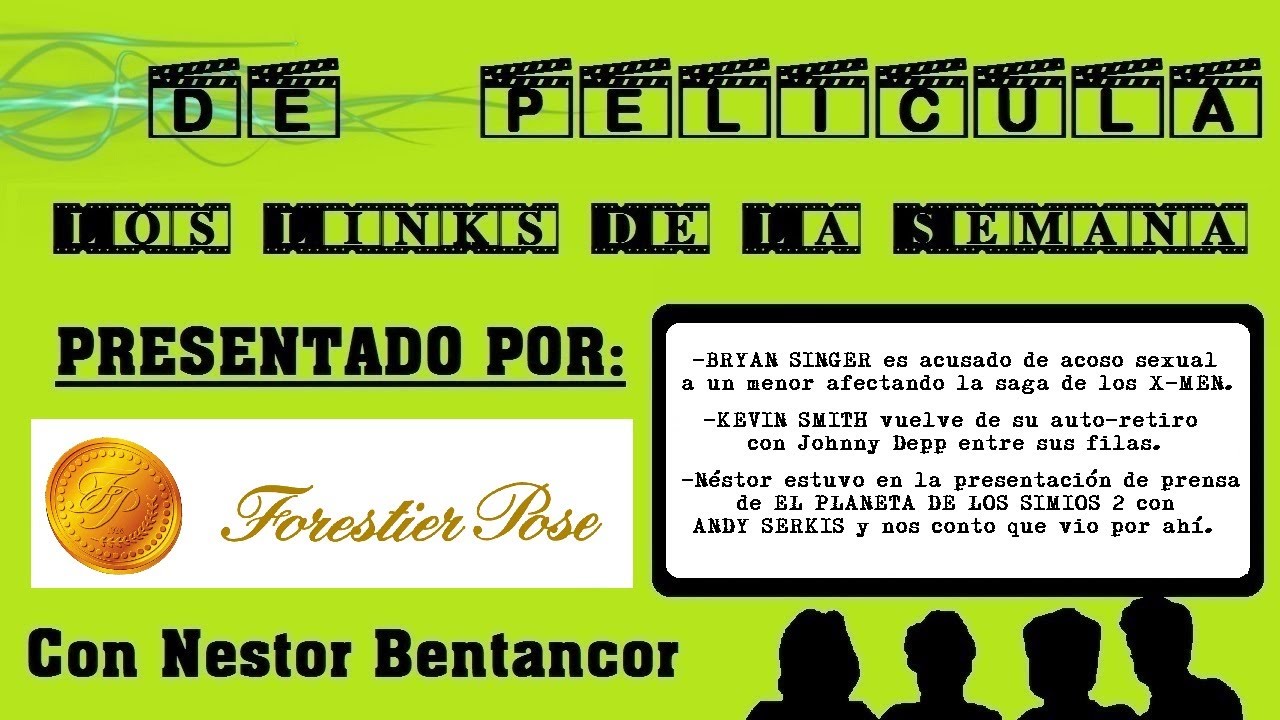 DE PELÍCULA - Los links de la semana - Bryan Singer / Kevin Smith / El ...