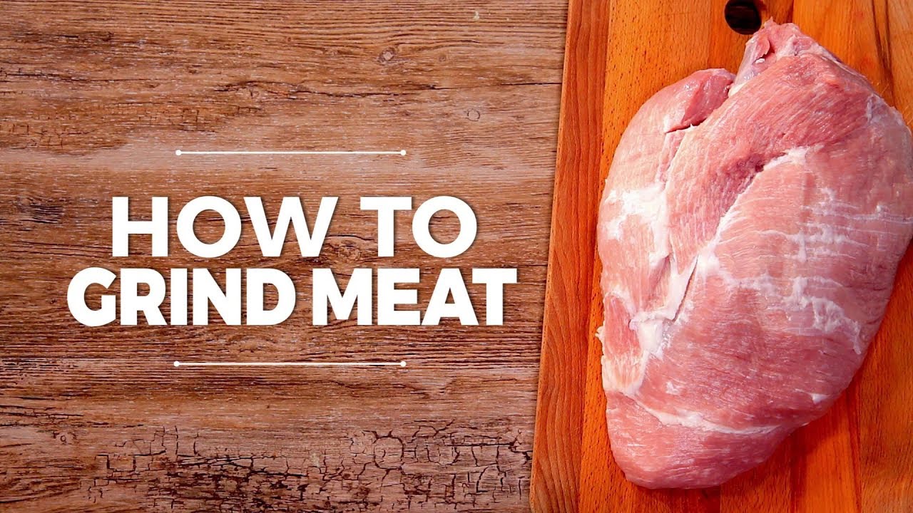 How to Grind Meat - YouTube