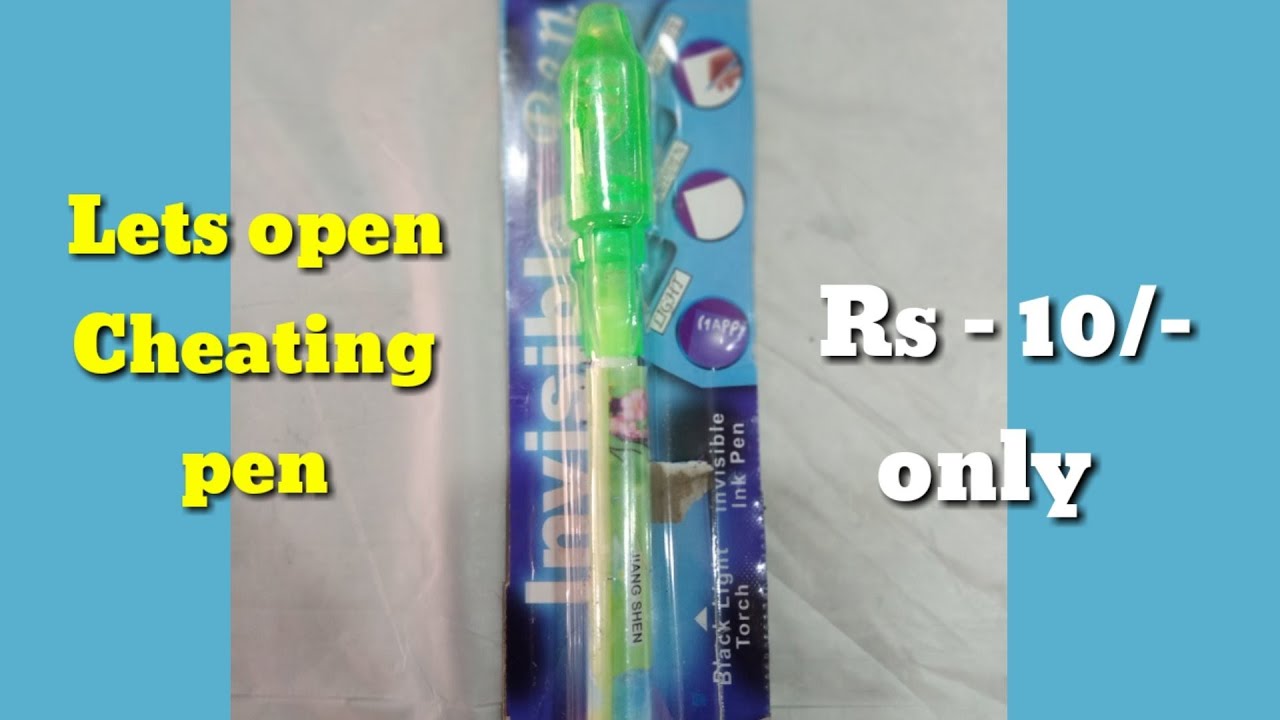 😮😮😮 cheating pen open and check how to use it...| Toy monster - YouTube