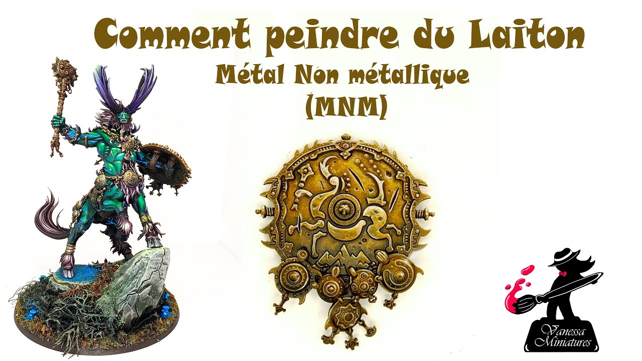 Comment peindre du laiton en MNM - YouTube