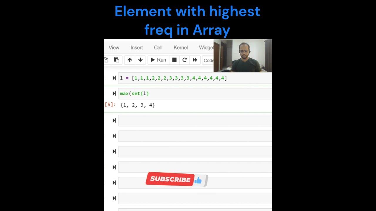 Most Frequent Element In List Array Phython Programminglanguage Viral Codeing