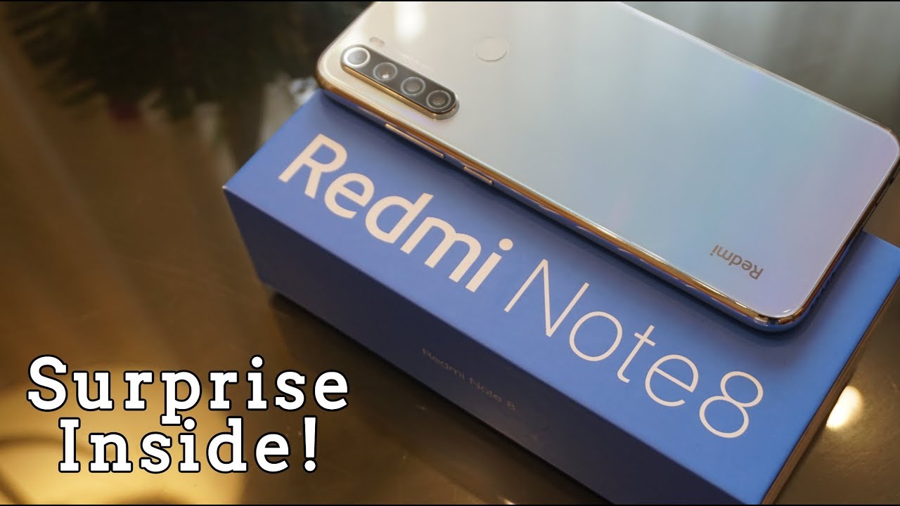 Redmi Note 8 Unboxing, Hands-on | Surprise Inside ;) - YouTube