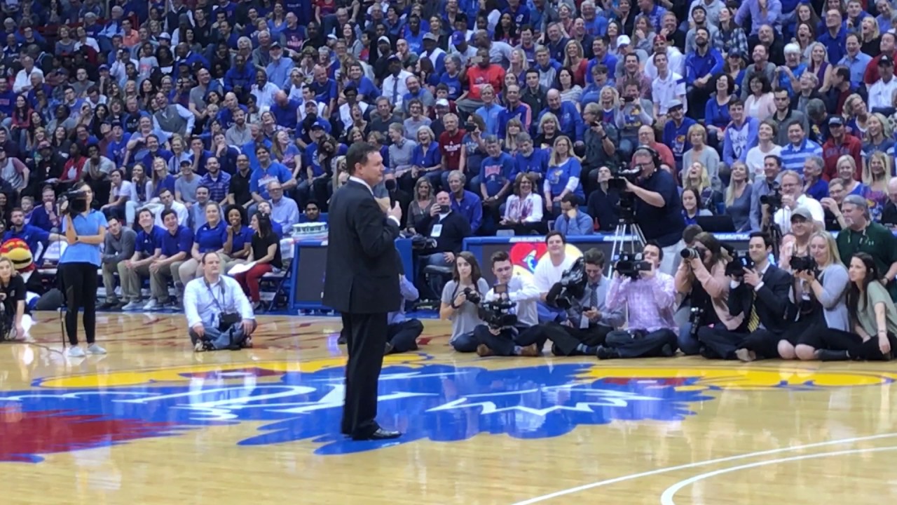 Bill Self - Senior Night 2017 (Tyler Self intro) - YouTube