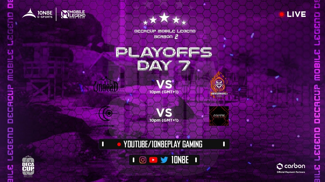 [EN] Mobile Legends DECA Cup Season 2 - Lower Bracket Playoffs | Day 7 ...