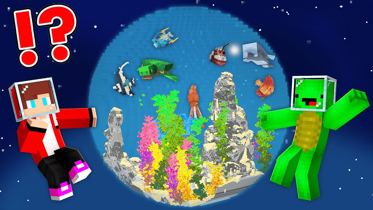 WHAT'S INSIDE In The WATER PLANET With MIKEY And JJ In Minecraft ...