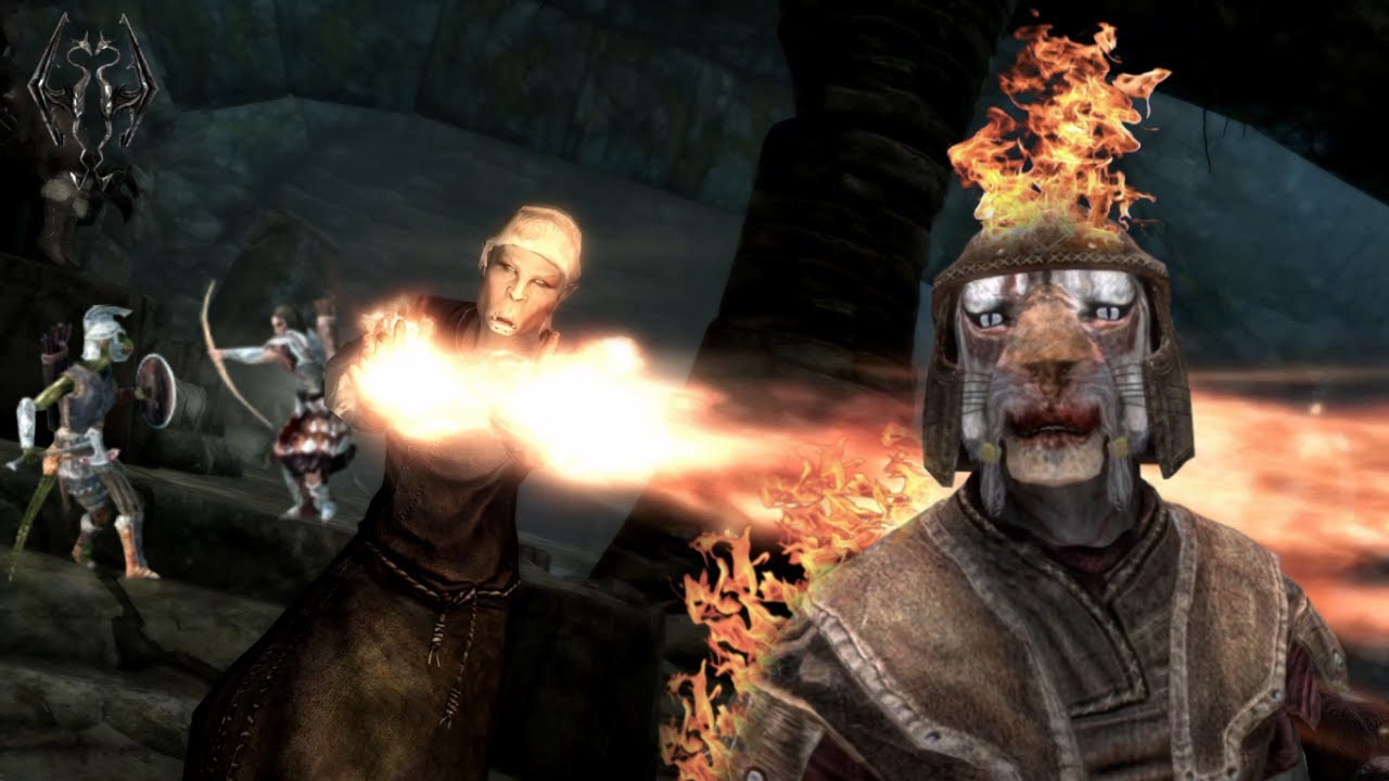 Skyrim Multiplayer: The Aggro Uggos - YouTube