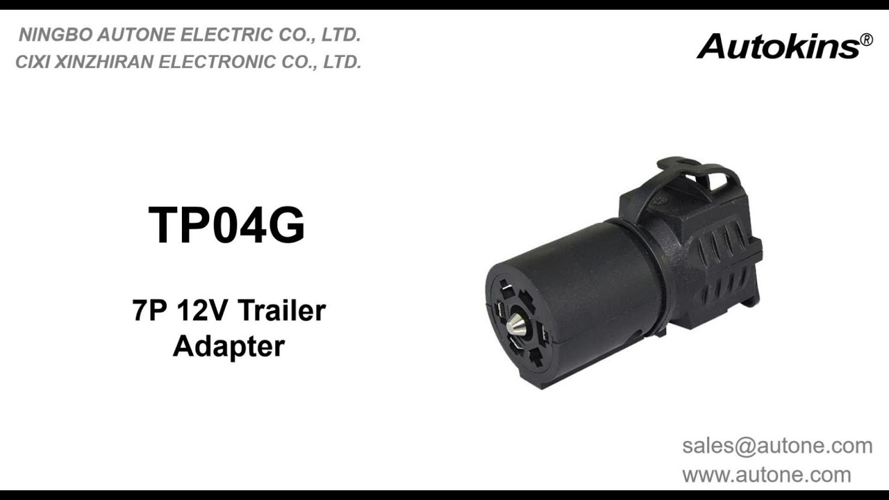 TP04G 7 Pin Round to 4 Pin and 5 Pin Trailer Adapter - YouTube