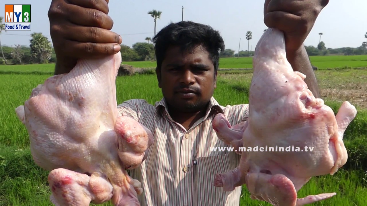 Full Chicken Bird Tandoori Making | Village Chicken Reicpes street food ...