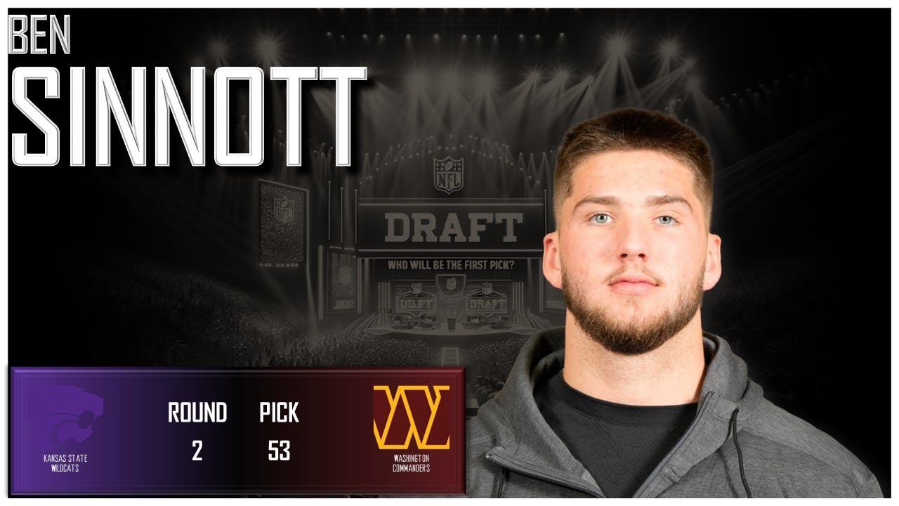2024 NFL DRAFT: Ben Sinnott | Washington Commanders - YouTube