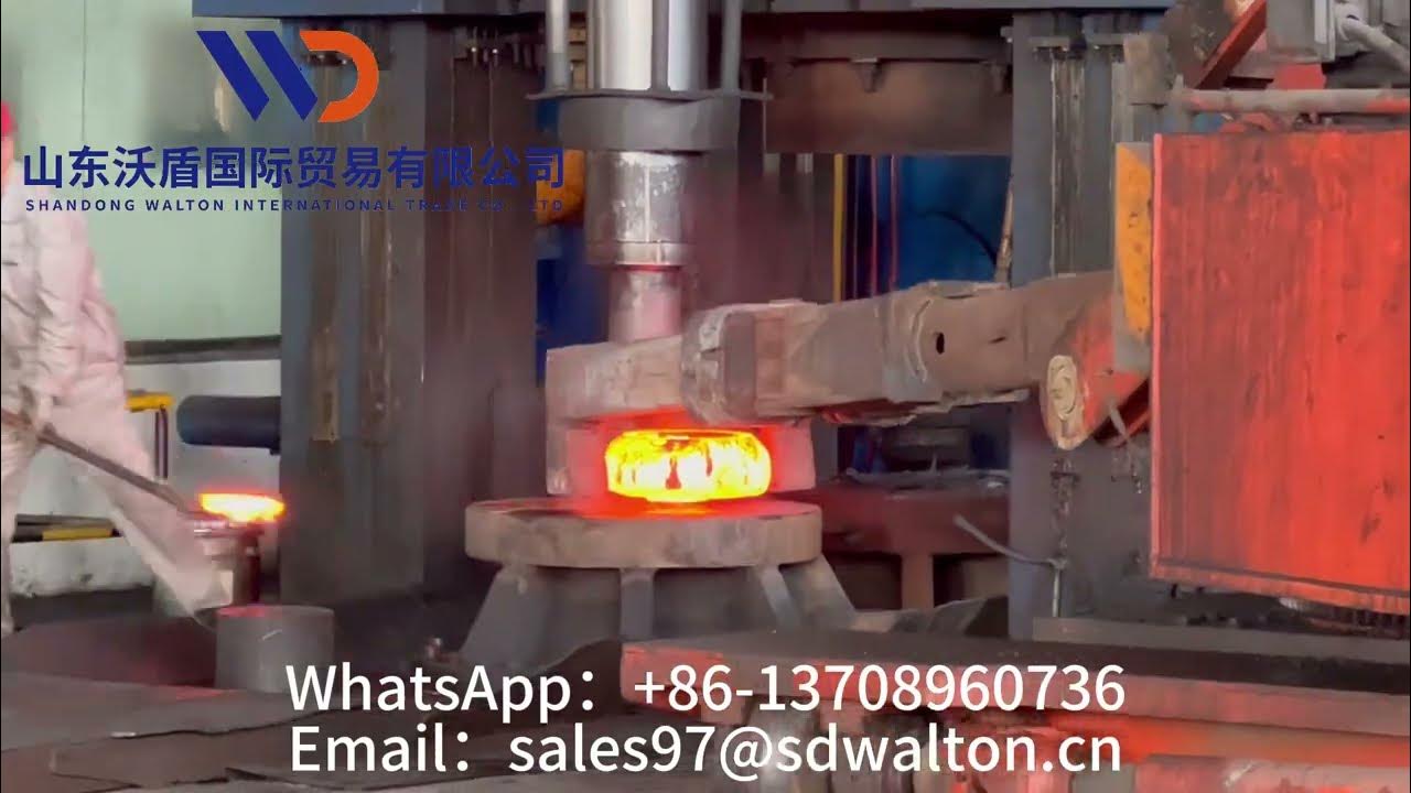 Horizontal Ring Rolling Machine For Fronging Machine - YouTube