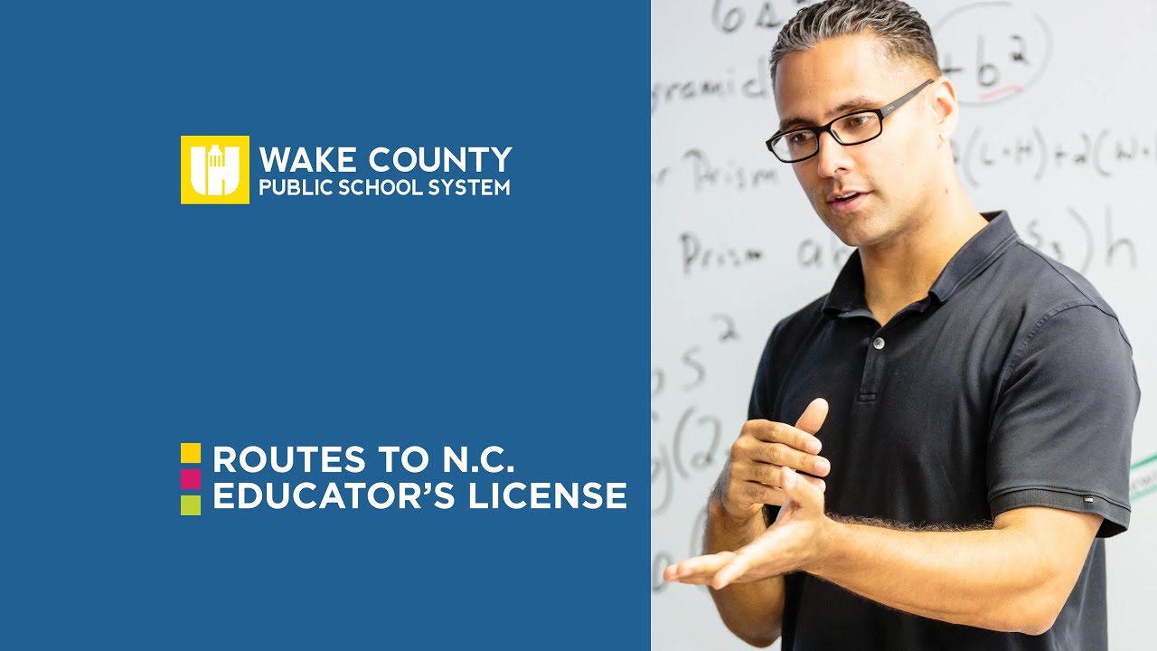 Routes to N.C. Educator's License - YouTube