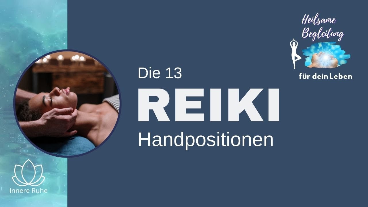 Reiki Handpositionen für die Selbstbehandlung nach der ersten Reiki ...
