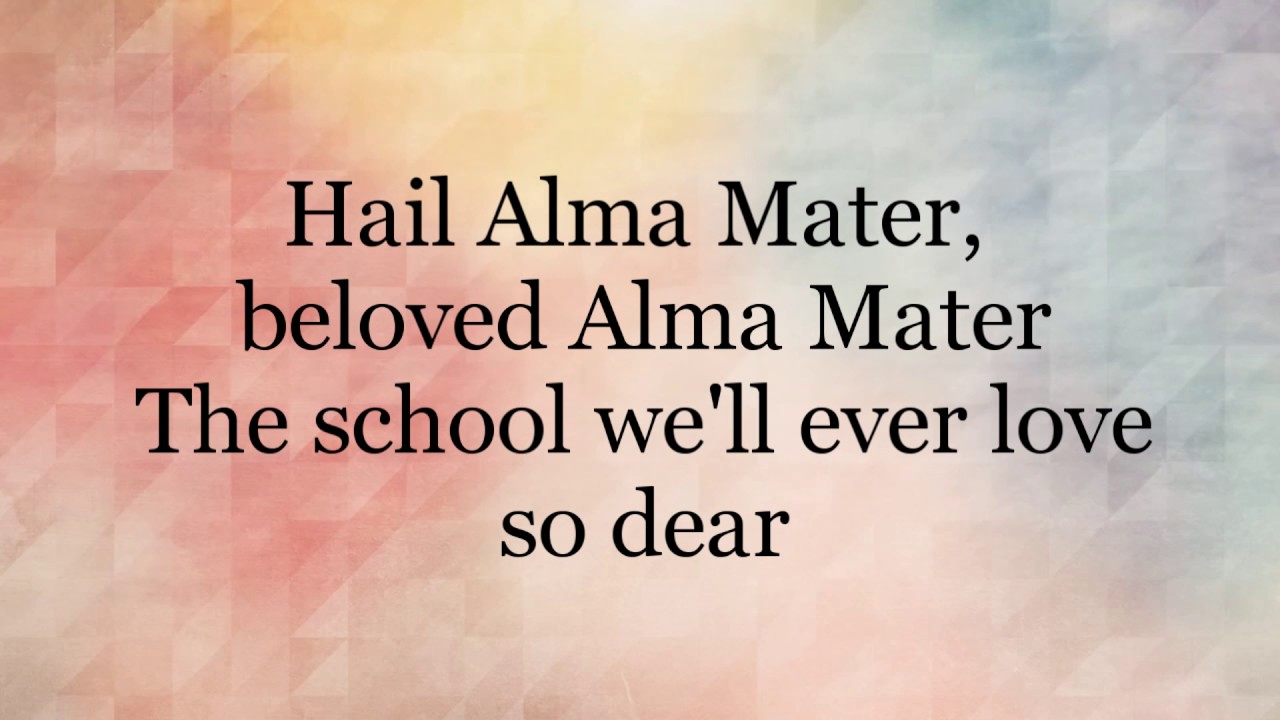 North Central School Alma Mater Song - YouTube