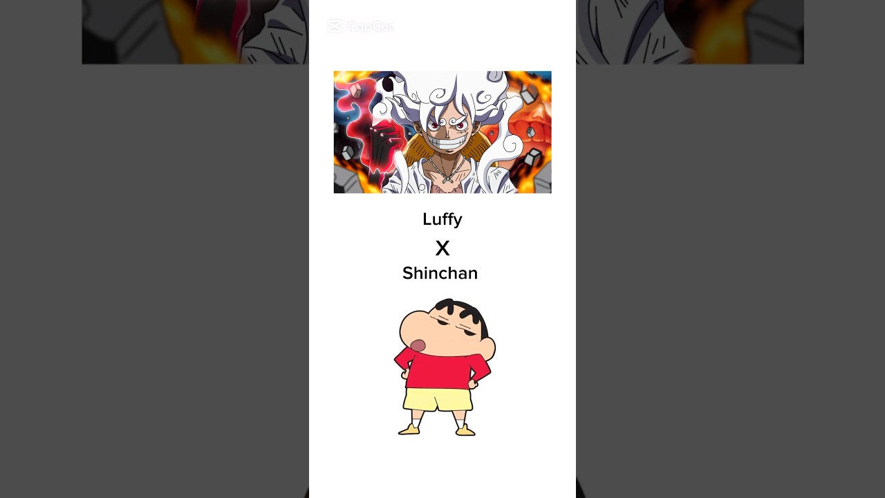 Luffy X Shinchan - FUSION- #fusion #tranding #viralvideos #short # ...