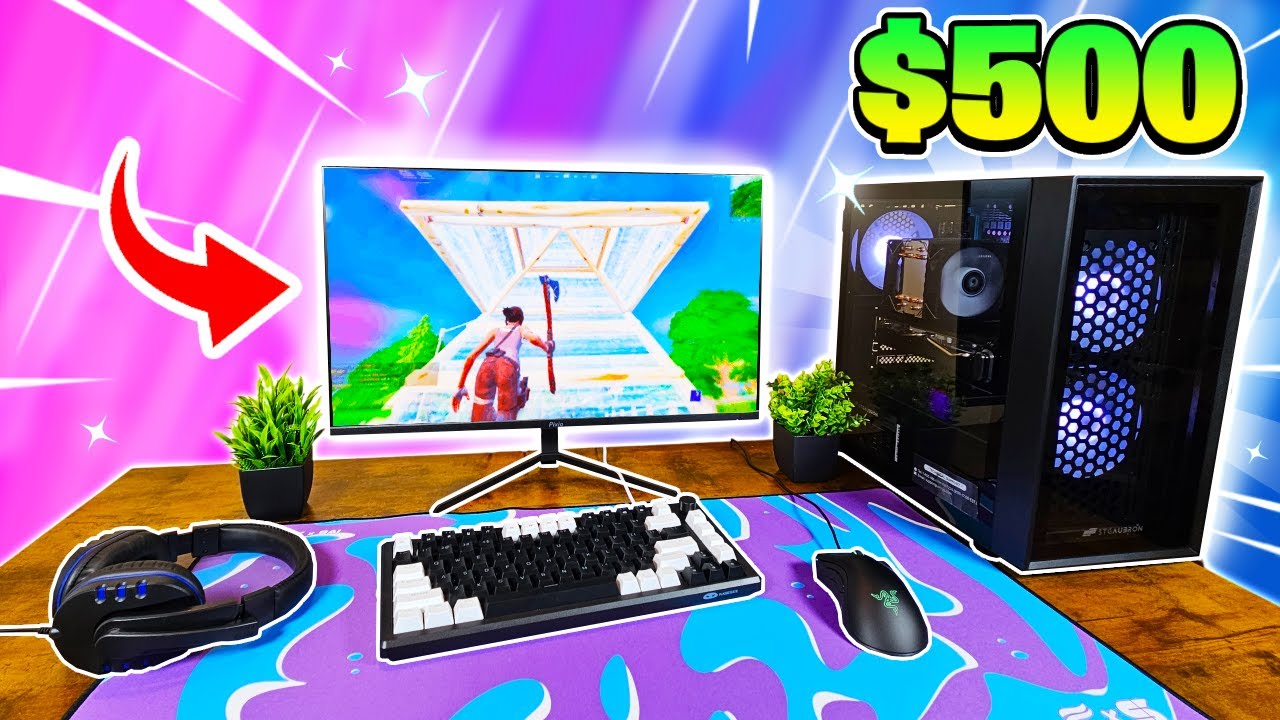 I Built The BEST $500 Gaming Setup... - YouTube