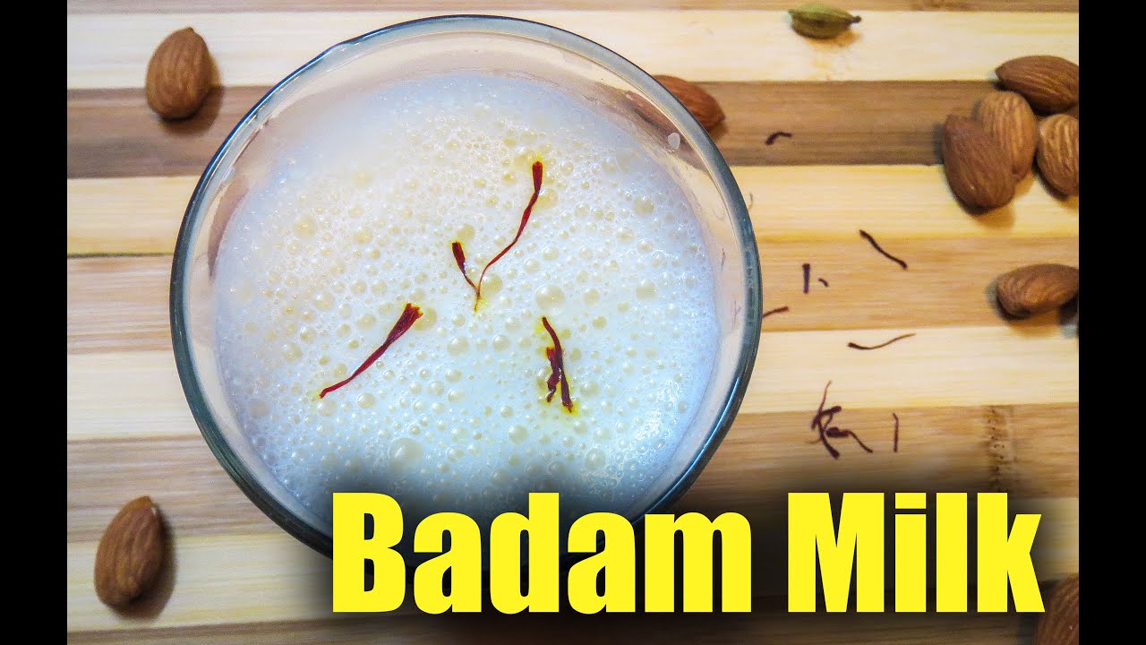 How to make BADAM MILK easy method - YouTube