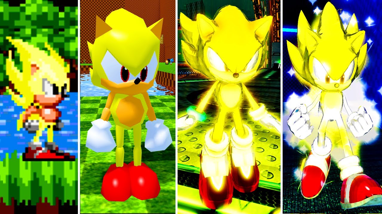 EVOLUÇÃO DO SUPER SONIC! (ROBLOX) - Evolution of Super Sonic (2007-2022 ...