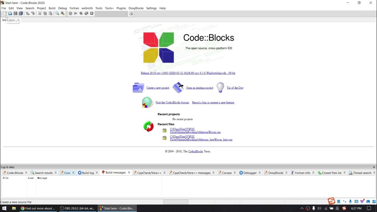 Code::Blocks Download and Run Code - YouTube