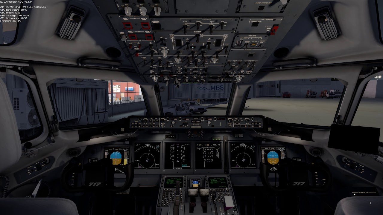 P3D V4 - TFDi 717 - Real Light - 4K - YouTube