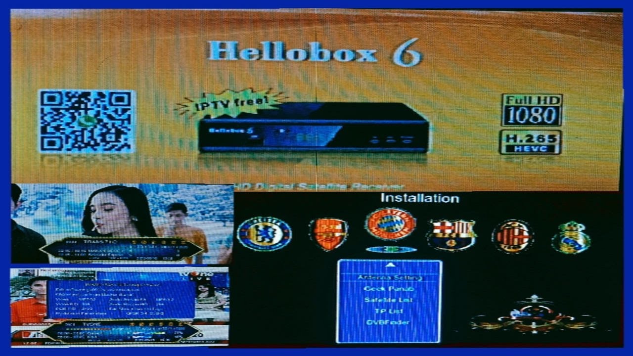 gx6605s hw203 new software hellobox qr code dvbfinder - YouTube