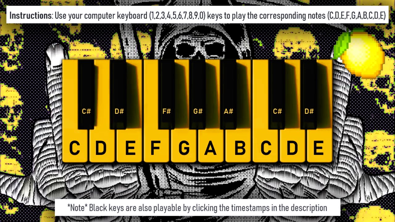 PHONK PIANO - Play It With Your Computer Keyboard - YouTube
