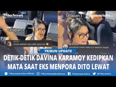 Detik Detik Davina Karamoy Kedipkan Mata Saat Eks Menpora Dito Lewat, Kabar Selingkuh Makin Mencuat