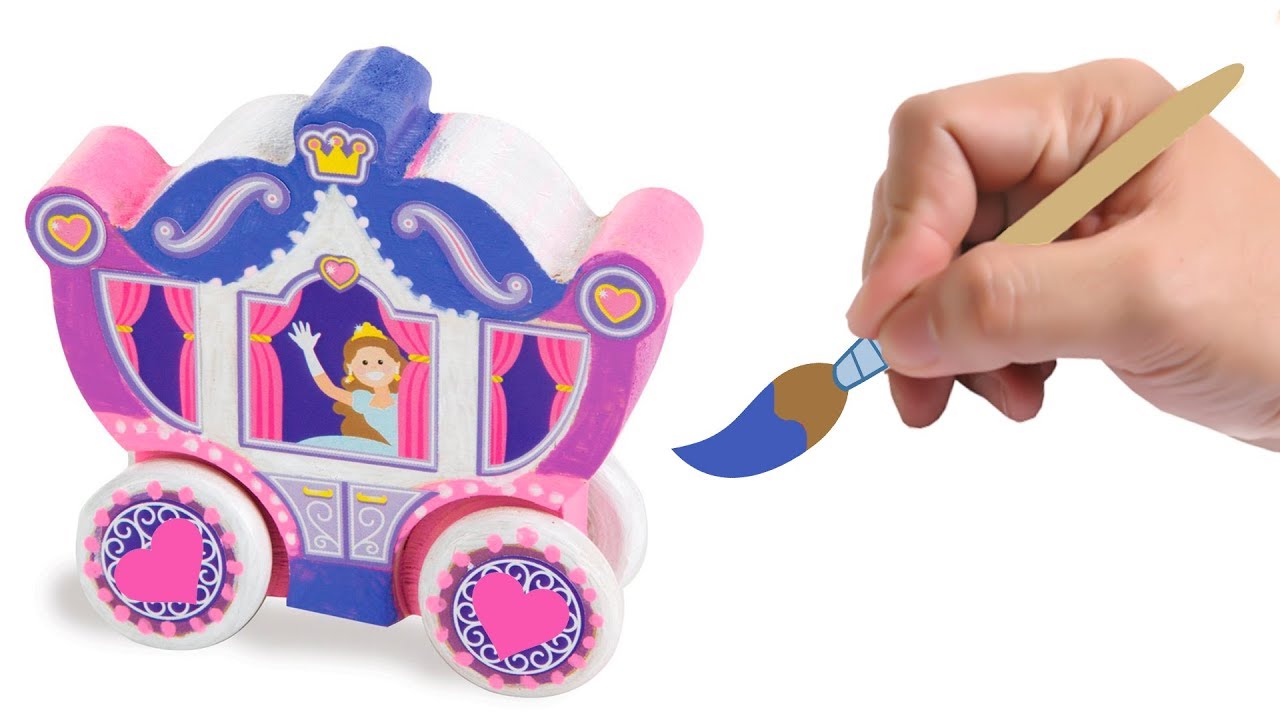 DIY Build Your Own Princess Carriage Best Learning Colors For Children ...