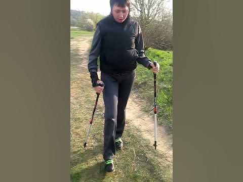 2 года после инсульта - ходьба 1 / 2 years after stroke - walking - YouTube