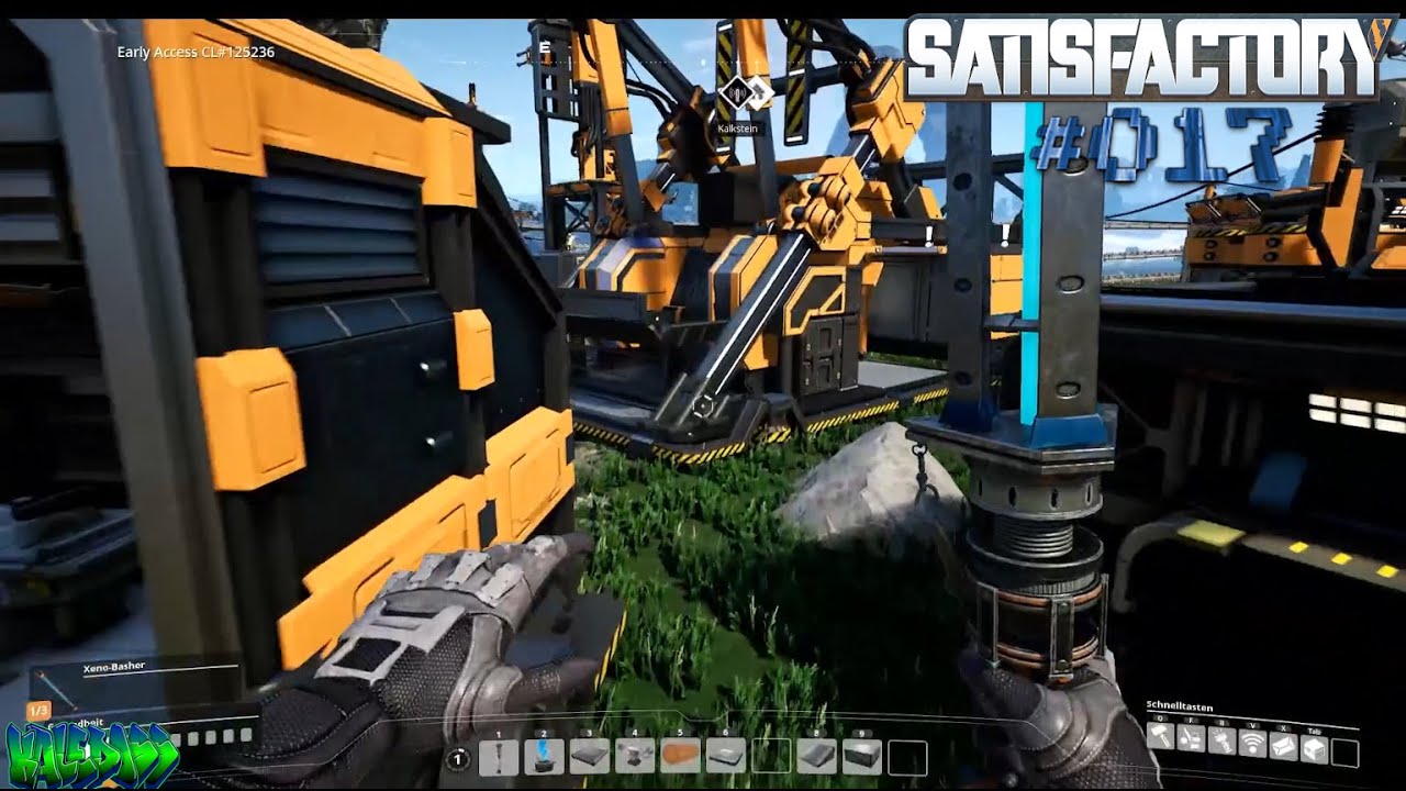 Satisfactory #017 - Der Xeno Basher! - YouTube