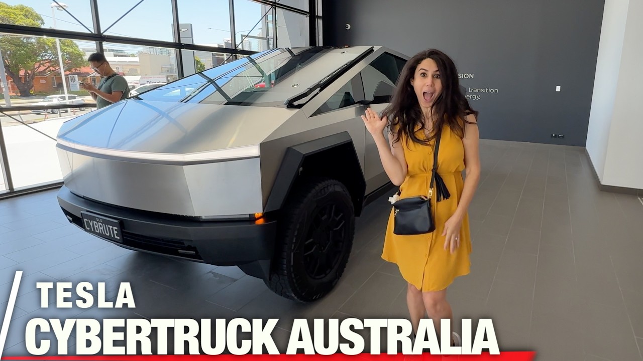 TESLA Cybertruck in AUSTRALIA RUST-PROOF? | First Impressions REVIEW 🇦🇺 ...