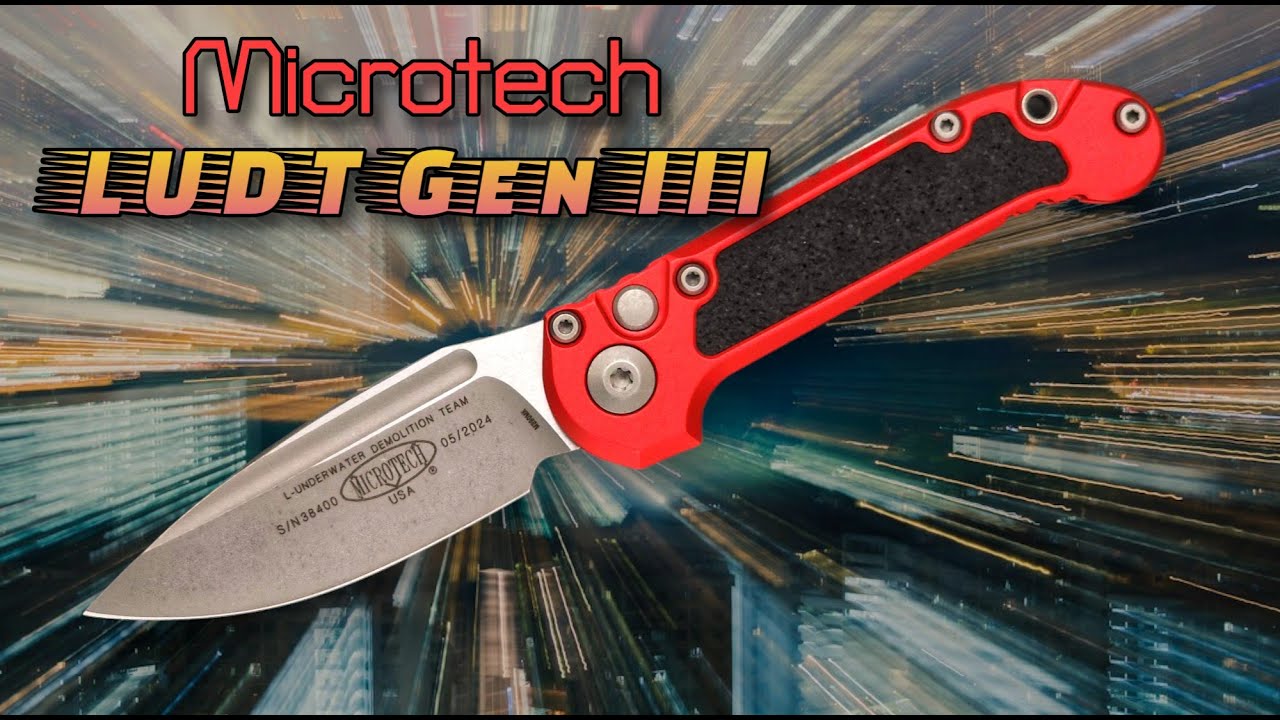 Microtech LUDT Gen III: Right Sized Automatic Knife Side Opener Updated ...