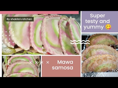 Recipe of Mawa samosa | how to make Mawa samosa At home by shakila's ...