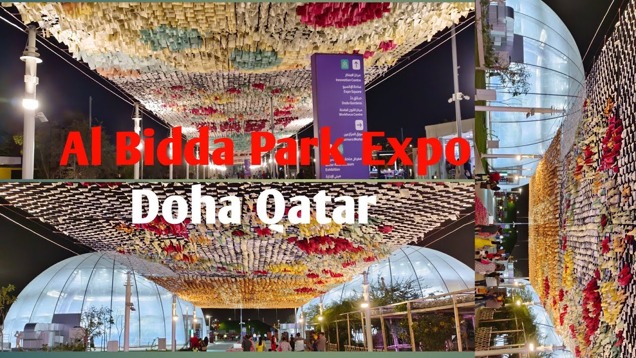 Exploring Al Bidda Park Expo in Doha, Qatar: A Nature Oasis - YouTube