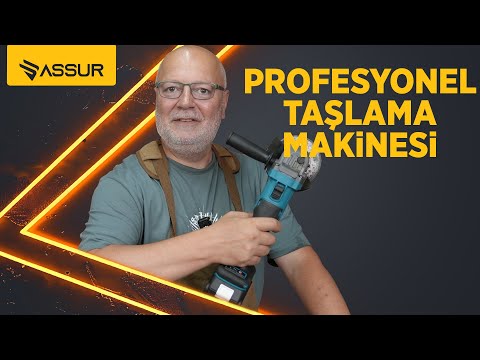 ASSUR ŞARJLI AVUÇ TAŞLAMA MAKİNESİ - KÖMÜRSÜZ TEKNOLOJİ