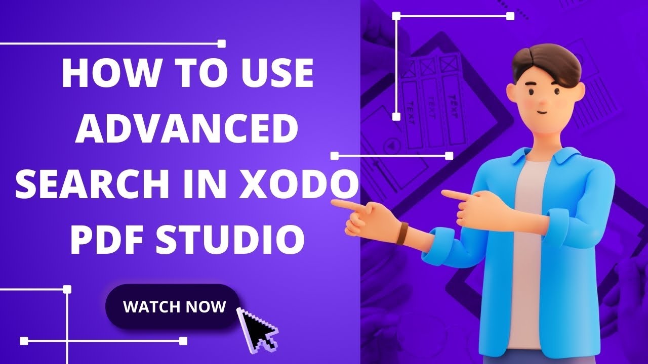 How to Use Advanced Search in Xodo PDF Studio | ICONS Infocom - YouTube