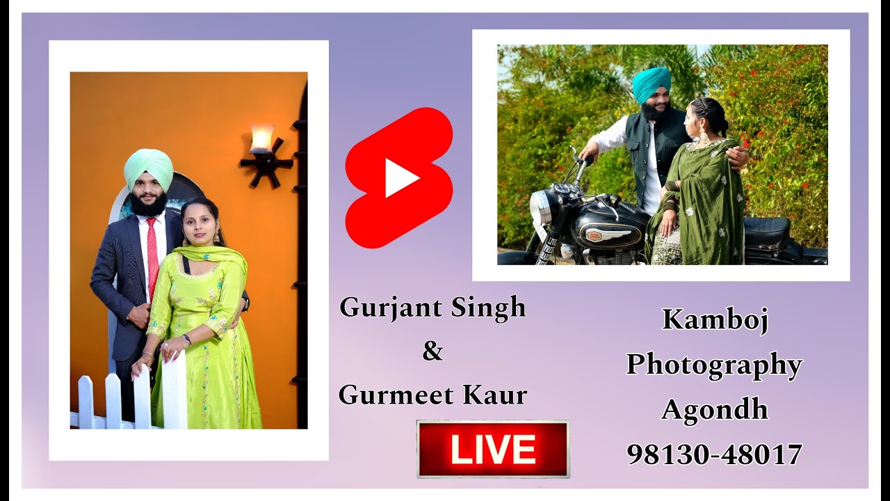 🔴Live Ladies Sangeet !!Gurjant 💕 Gurmeet 📸 Studio Kamboj Photography ...