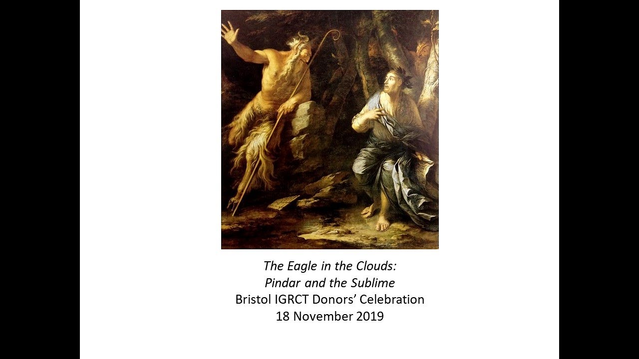 Professor Robert Fowler - 'The Eagle in the Clouds: Pindar and the ...