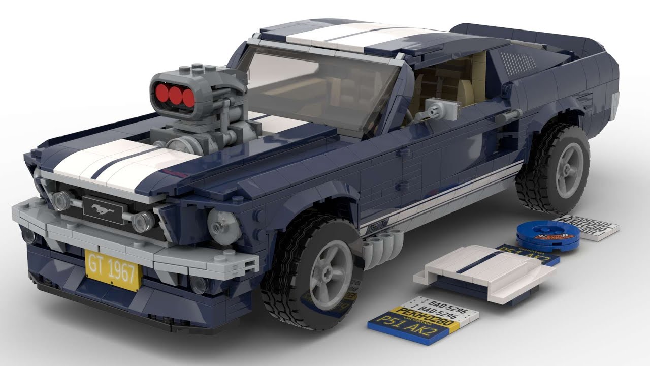Lego 10265 Ford Mustang Speed Build LDD by PLegoBB - YouTube