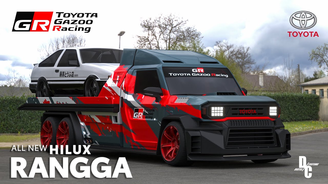 PERTAMA DI DUNIA | TOYOTA HILUX RANGGA GR TOWING TRUCK 6X6 | DIGITAL ...